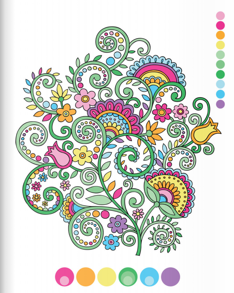 Coloring Book - Color Swirl | Lulu Bella Boutique