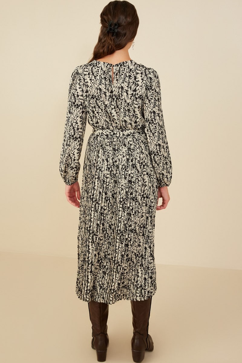 Botanical Pleated Skirt Dress – Lulu Bella Boutique